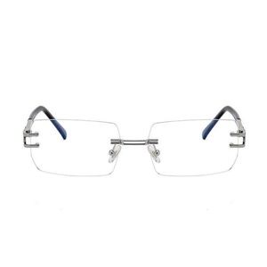 Street Knitted | Accessories | Luxury Retro Style Rimless Clear Tint ...